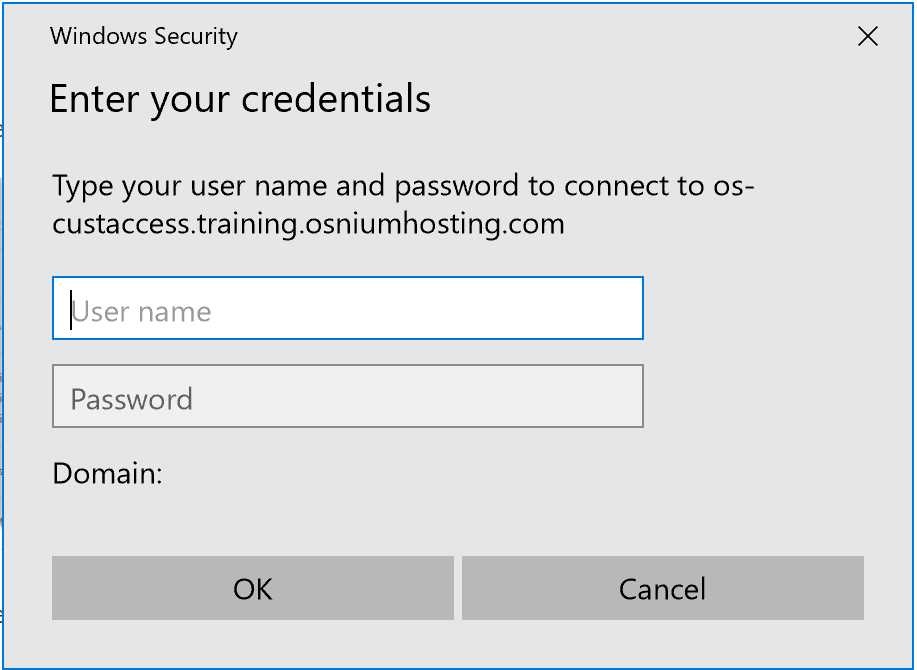 Training Network Access – Osnium Software Inc.